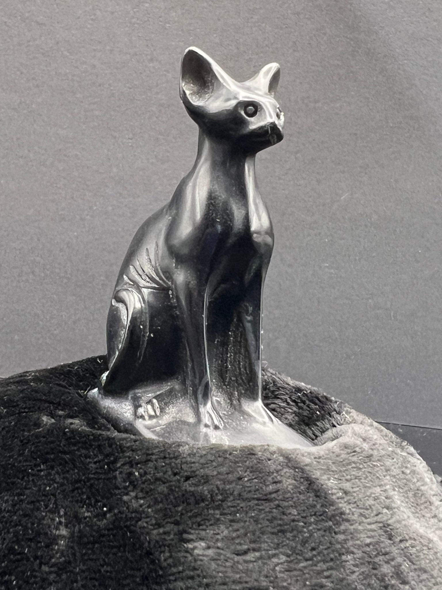 Black Obsidian Bastet Cats