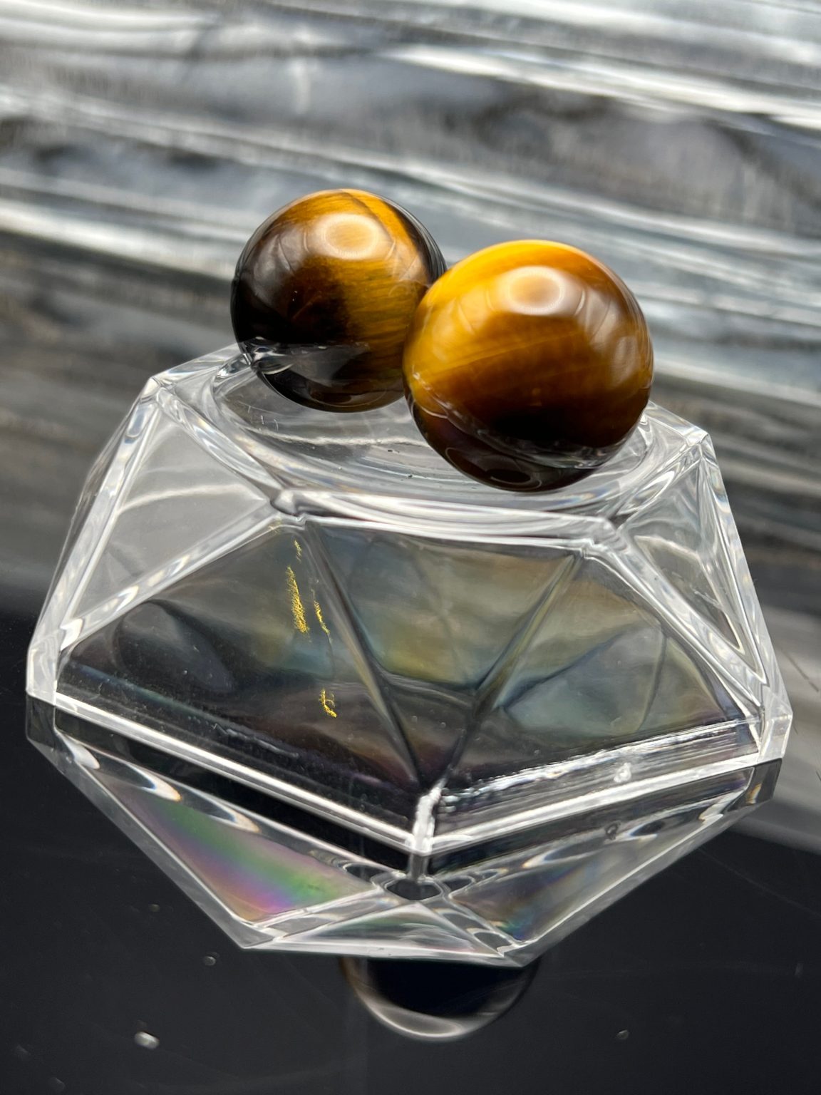 Tiger Eye Mini Spheres